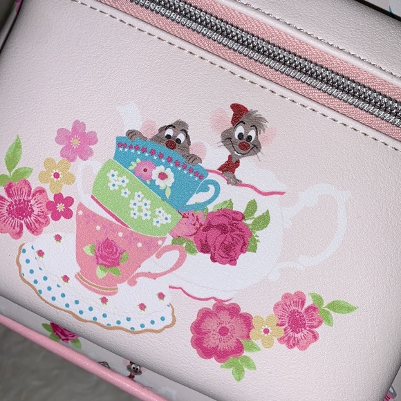 Loungefly | Bags | Loungefly Mini Backpack Cinderella Mice Tea Party ...